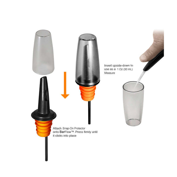 Barflow™ Pourer With Snap-on Protector - Überbartools